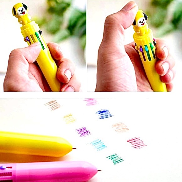 Bts | Office | Bt2 Bts Retractable Ballpoint 1 Pen 1 In 1 Multicolored ...